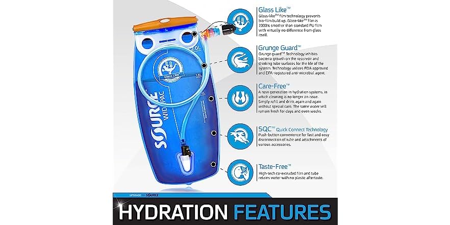 Water Bladder Hydration Pack, 3-Liter