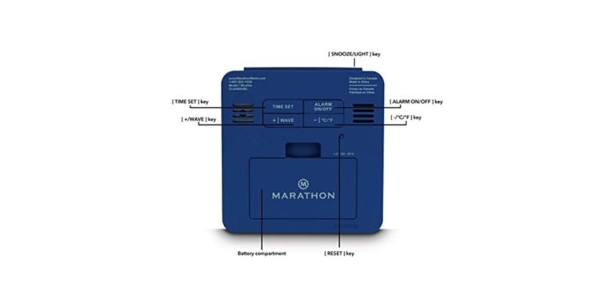 Marathon Atomic Desk Clock