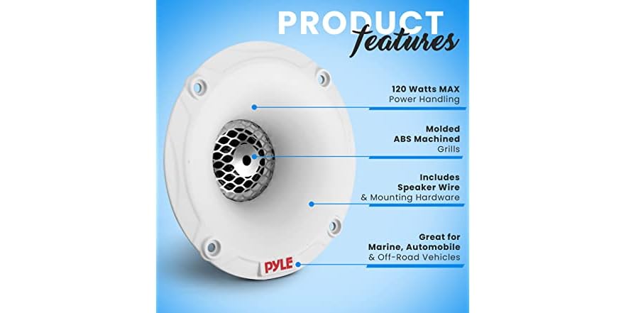 Pyle Marine Tweeter Speaker System