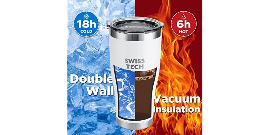 SWISS+TECH 20 oz Tumbler
