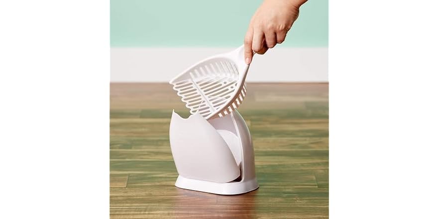 Petmate Scoop N' Hide Cat Litter Scoop with Holder