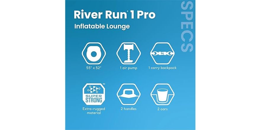INTEX River Run 1 Pro Inflatable Lounge