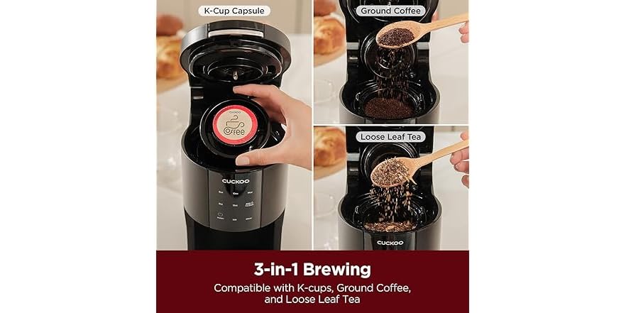 CUCKOO Single Serve Coffee Maker for K-Cup