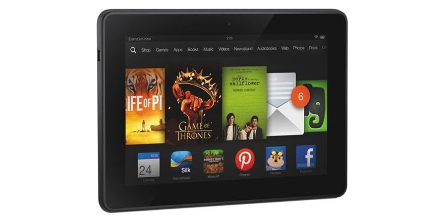Kindle Fire HDX 7", HDX Display, Wi-Fi, 16 GB (3rd Gen)