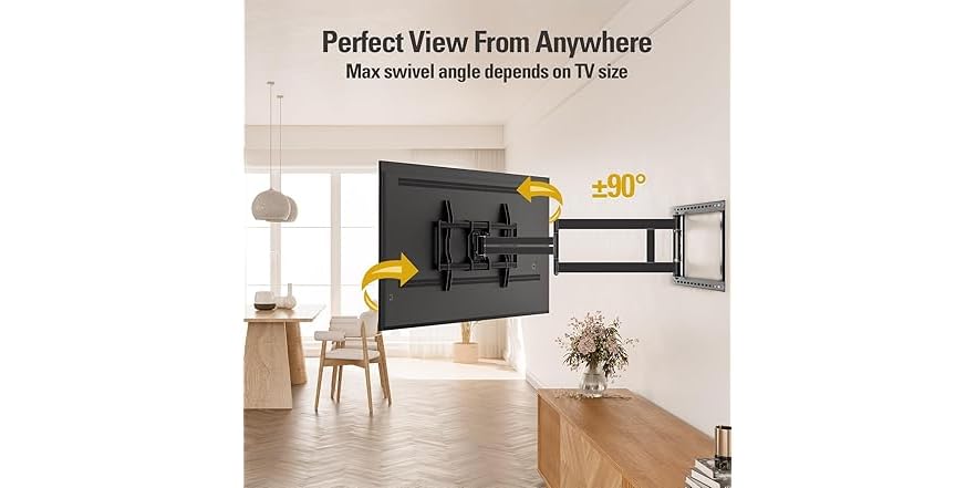 Mounting Dream Long Arm TV Wall Mount | 42-90"