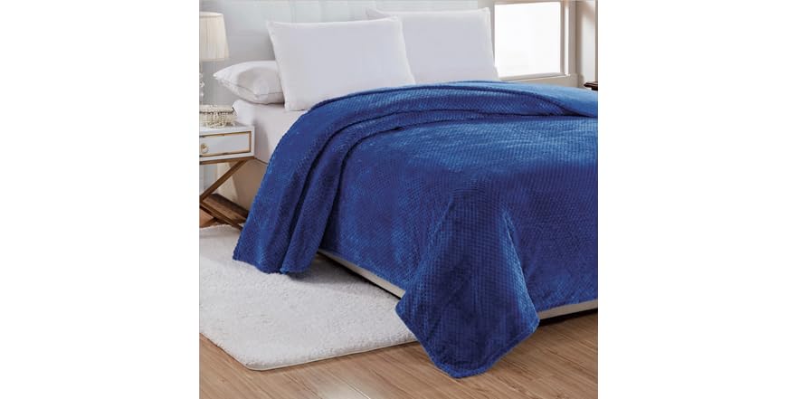 Ultra Soft Microfleece Popcorn Fleece Blanket Throw