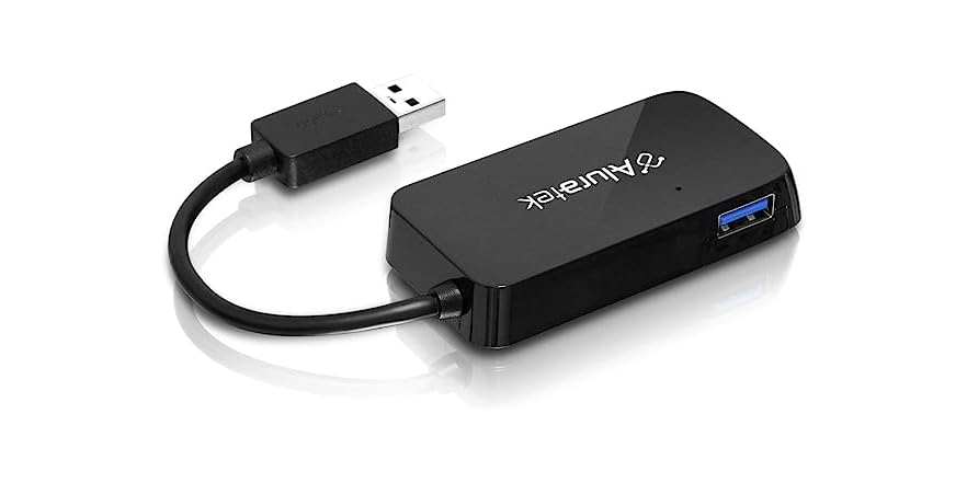 Aluratek 4-Port USB 3.1 SuperSpeed Hub