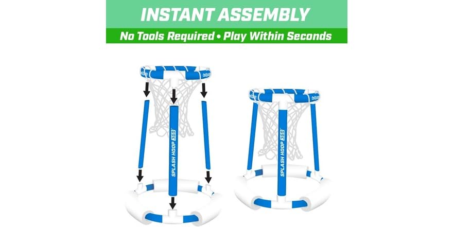 GoSports Splash Hoop 360 Floating Pool B