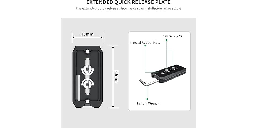 Accsoon Toprig Tripod Ball Head,360 Mount