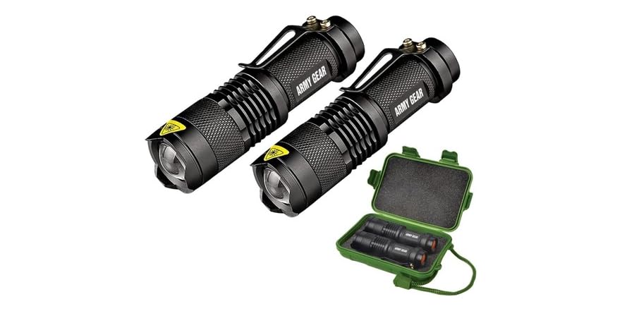 Army Gear Tactical Flashlights (4 Pack)