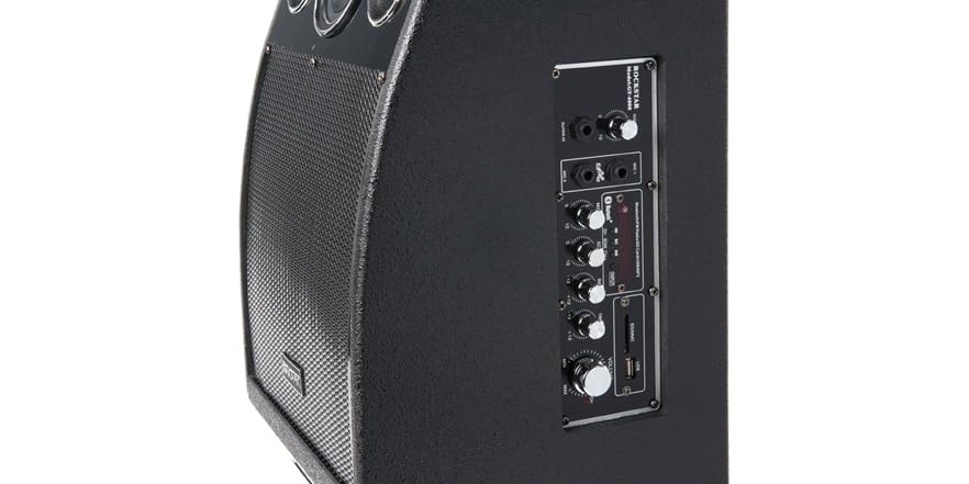 Rockstar 500W Portable Bluetooth Laser Light Boom Box