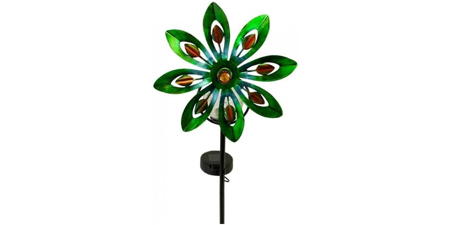 Touch Of ECO Solar Spinning LED Pinwheel