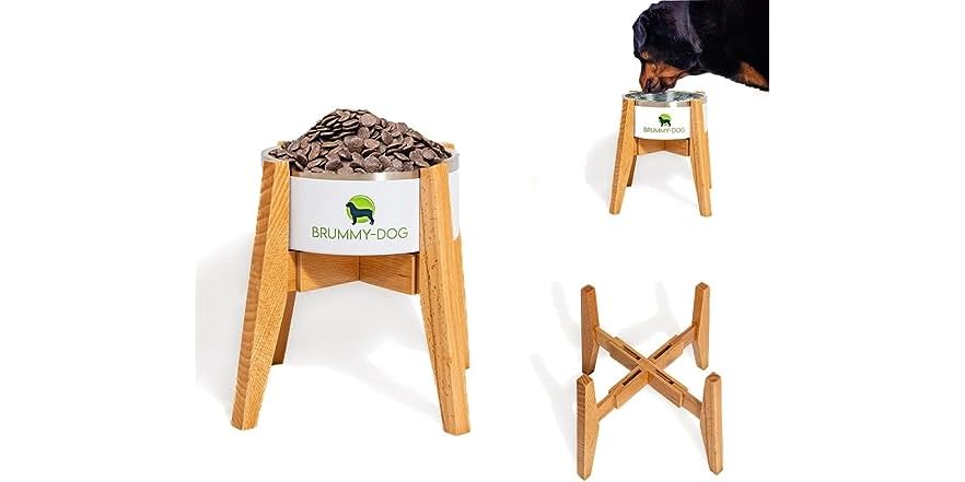 Brummy-dog 100 oz Insulated Stainless Steel Dog Bowl