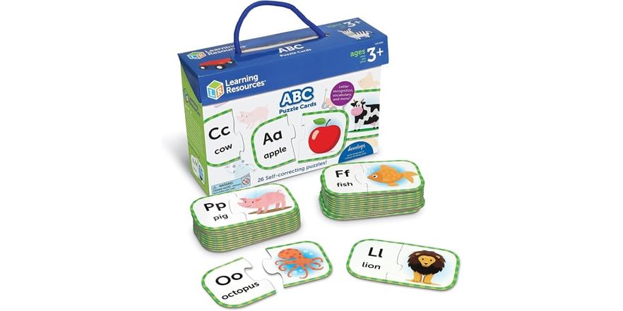Learning Resources ABC Puzzle Cards