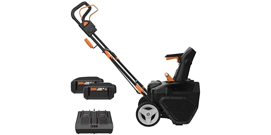 Worx 40V 20" Cordless Snow Blower Bundle