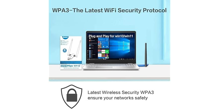 Nineplus Wi-Fi 6 USB 3.0 Wireless Adapter