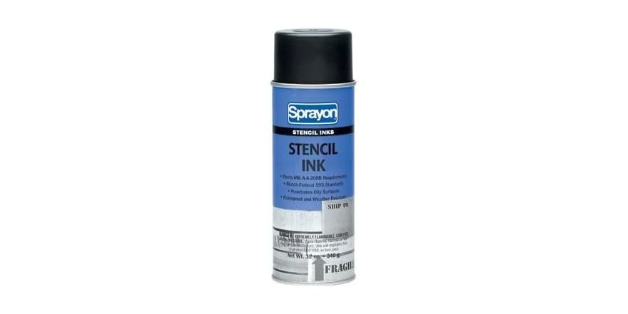 16-Oz. Aerosol Stencil Ink, Pack of 12