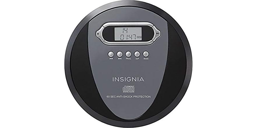 Insignia Portable CD Player w/ Skip Protection