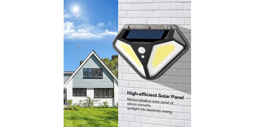 3P Experts 50 COB LED Solar Light 2-Pack