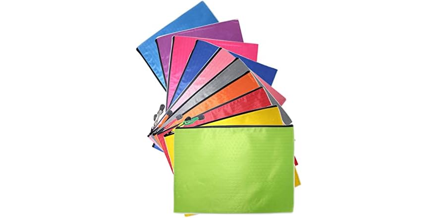 Waterproof Fabric Zipper File Bags
