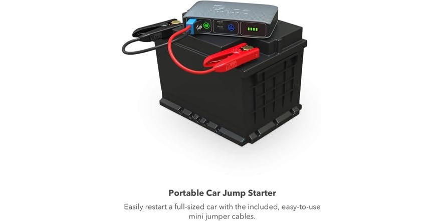 HALO Bolt 44400mWh Portable Powerbank & Car Jump Starter
