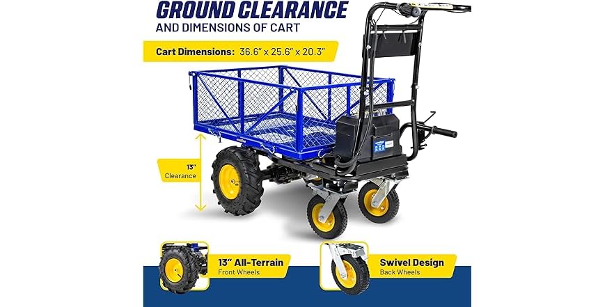 GoodYear Utility Cart Power Wagon Wheelbarrow