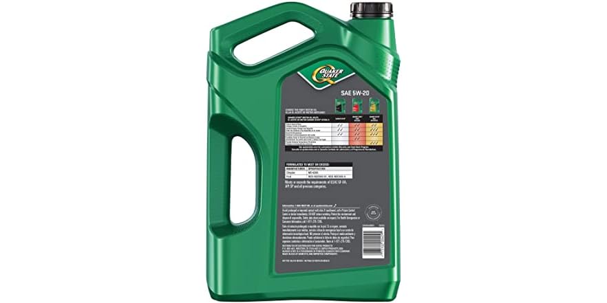 Quaker State Motor Oil, Synthetic Blend 5W-20
