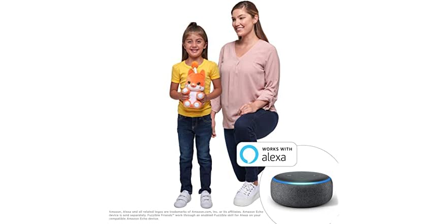 Fuzzible Friends Cubby The Fox Plush