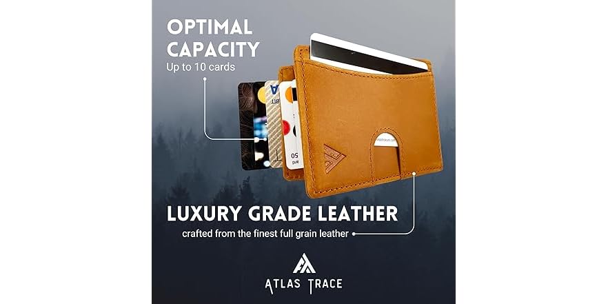 Atlas Trace Minimalist Wallet RFID