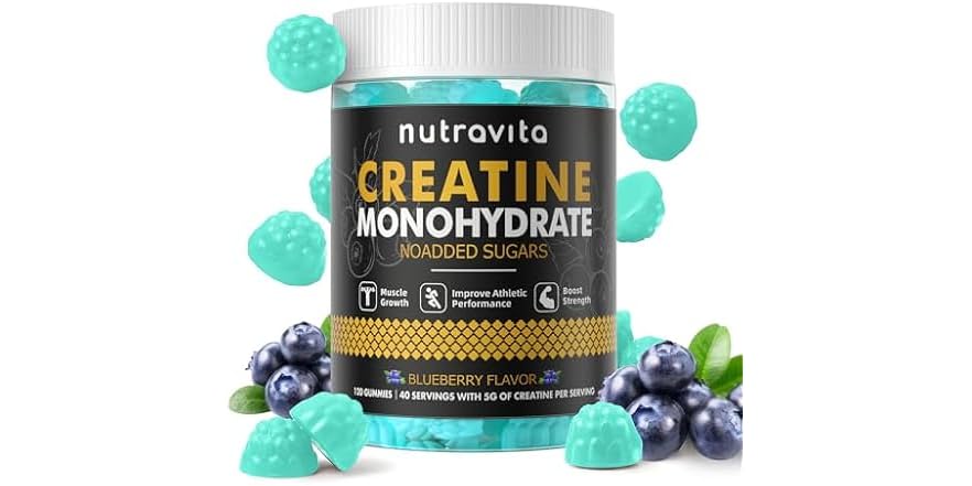 Blueberry Creatine Monohydrate Gummies