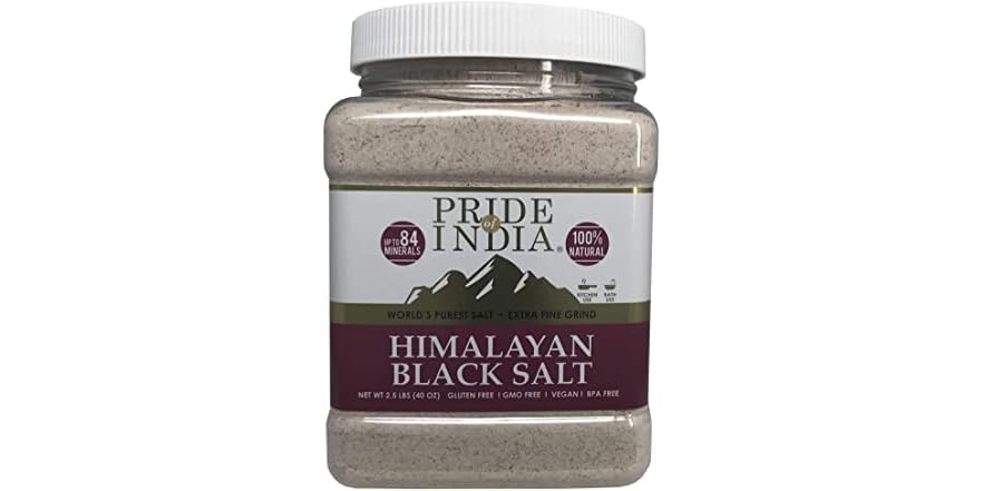 Pride Of India Himalayan Black Rock Salt