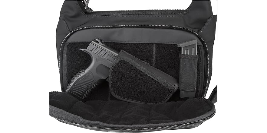 Travelon Anti-Theft Concealed Carry Hobo Messenger Bag