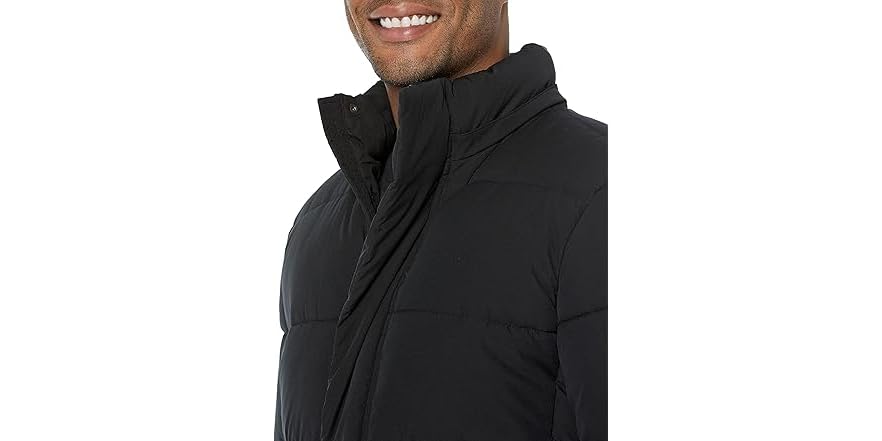 Amazon Essentials Men's Hooded Long Puffer Coat