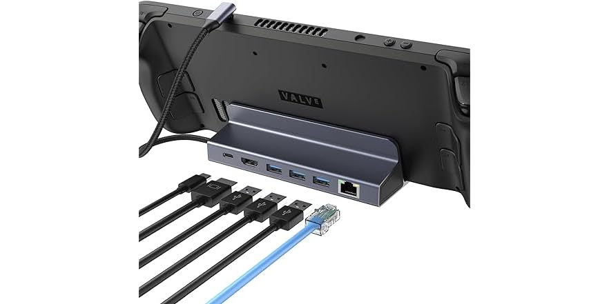 Tiergrade 6-in-1 USB-C Hub, 4K HDMI, Ethernet