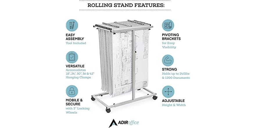 Adir Mobile Blueprint Storage