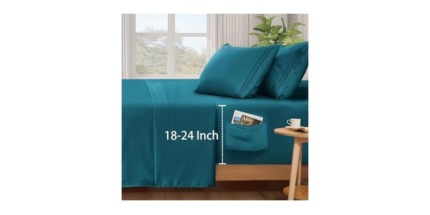 4 pc Extra Deep Pocket Queen Sheet Sets