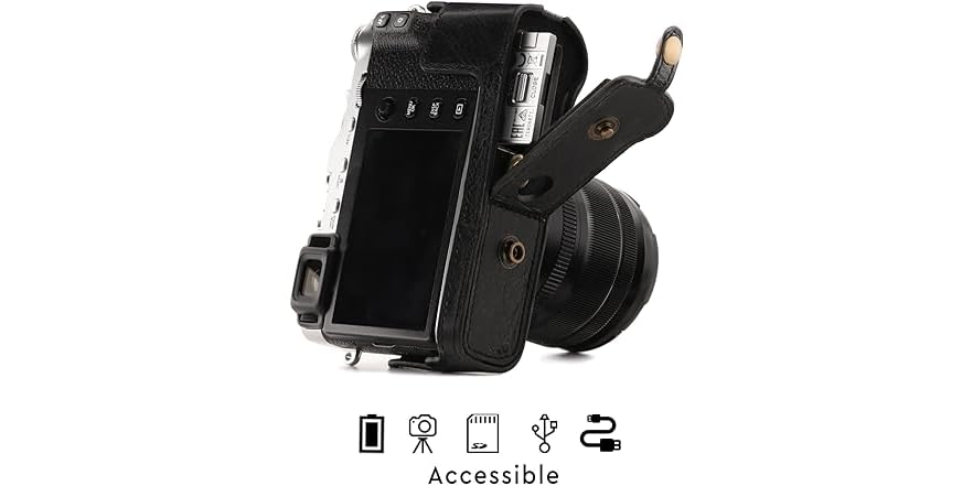 MegaGear Leather Camera Case