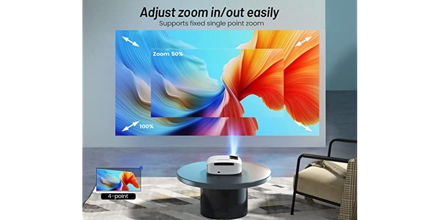 GooDee Outdoor Movie Projector