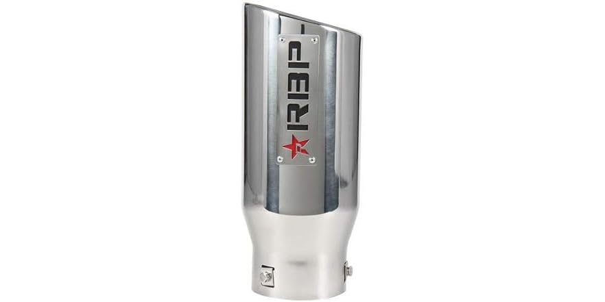 Slant Cut Resonated Exhaust Muffler Tip