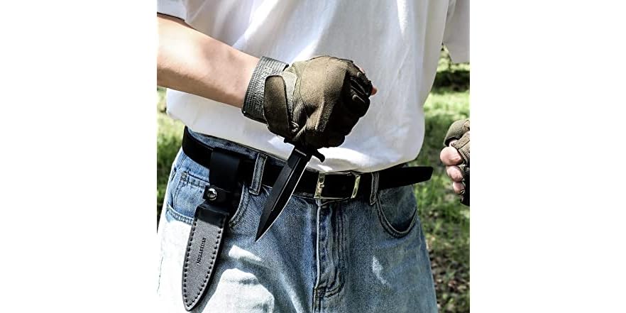 SWISS+TECH Fixed Blade 9-In Survival Knife