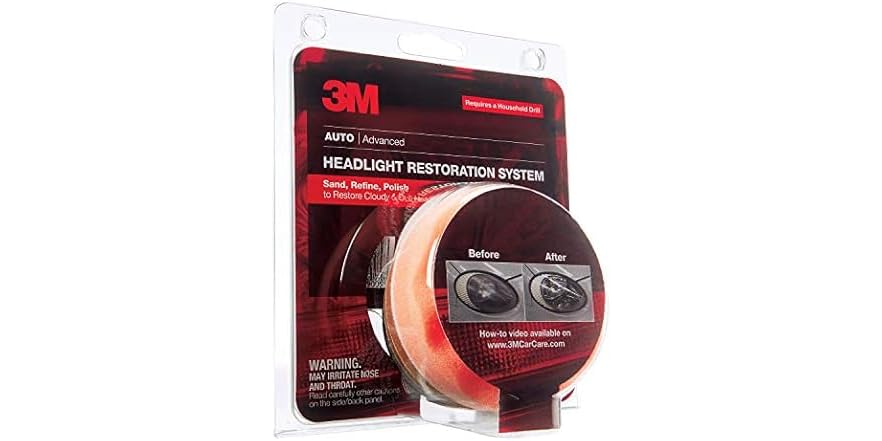 3M Headlight Lens Restoration System 4 Pack