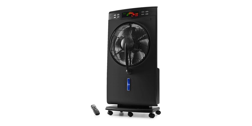 Indoor Cool Misting Fan (2 Colors)