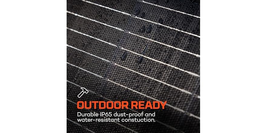 NEBO Reliance Foldable Solar Panel (22% Sunlight to Energy Conversion)