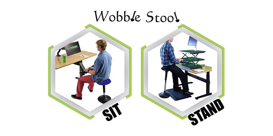 Wobble Sit-stand Stool for Standing Desks