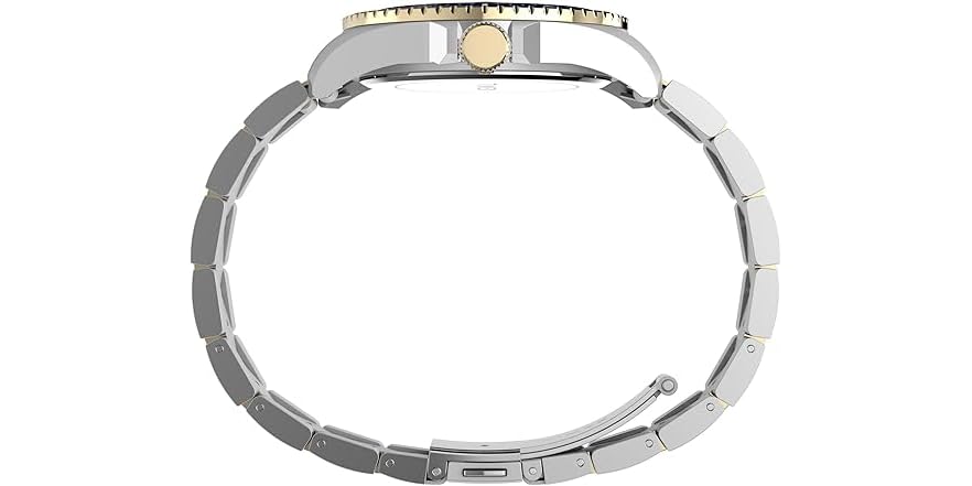 Timex Two-Tone Blue Dial Dress Watch