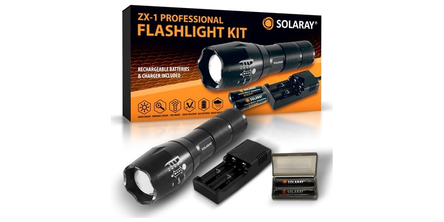 EcoGear FX ZX-1 LED Flashlight Kit