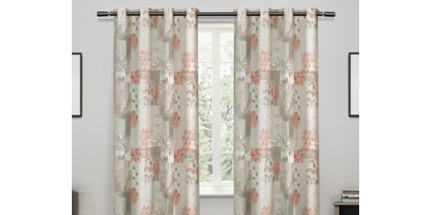 Patchwork Window Curtain Panels