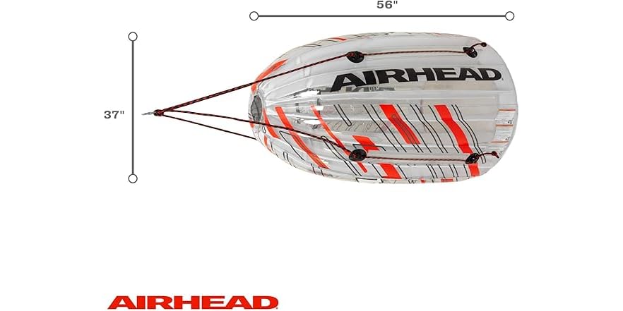 Airhead Gyro 1 Rider Spinning Towable Tube