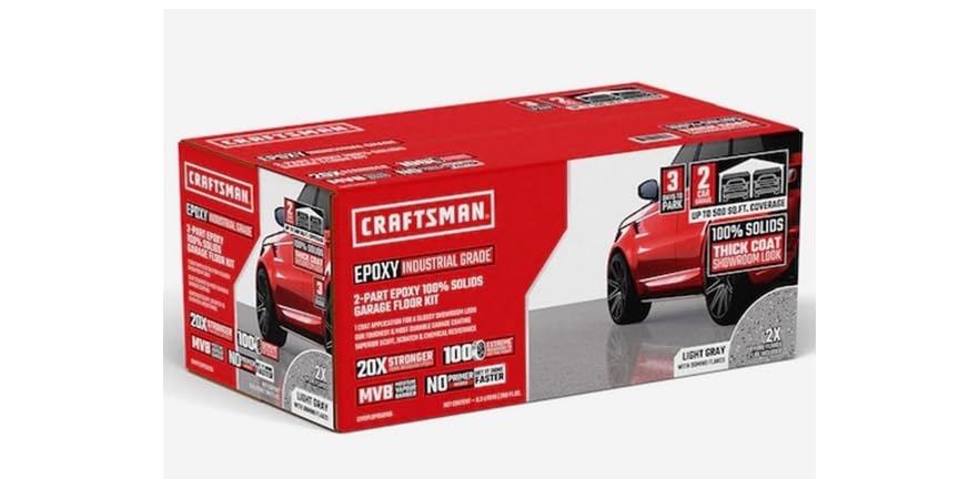 CRAFTSMAN 2-Part Epoxy Garage Floor Kit Pick Color