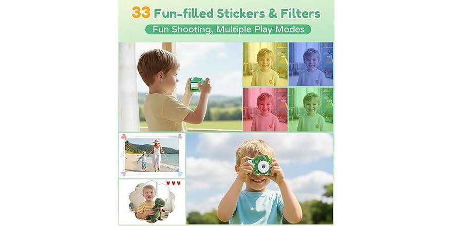 KIDWILL Kids Camera with Tripod